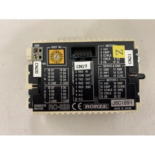 RORZE RC-233 GENERATE MASTER